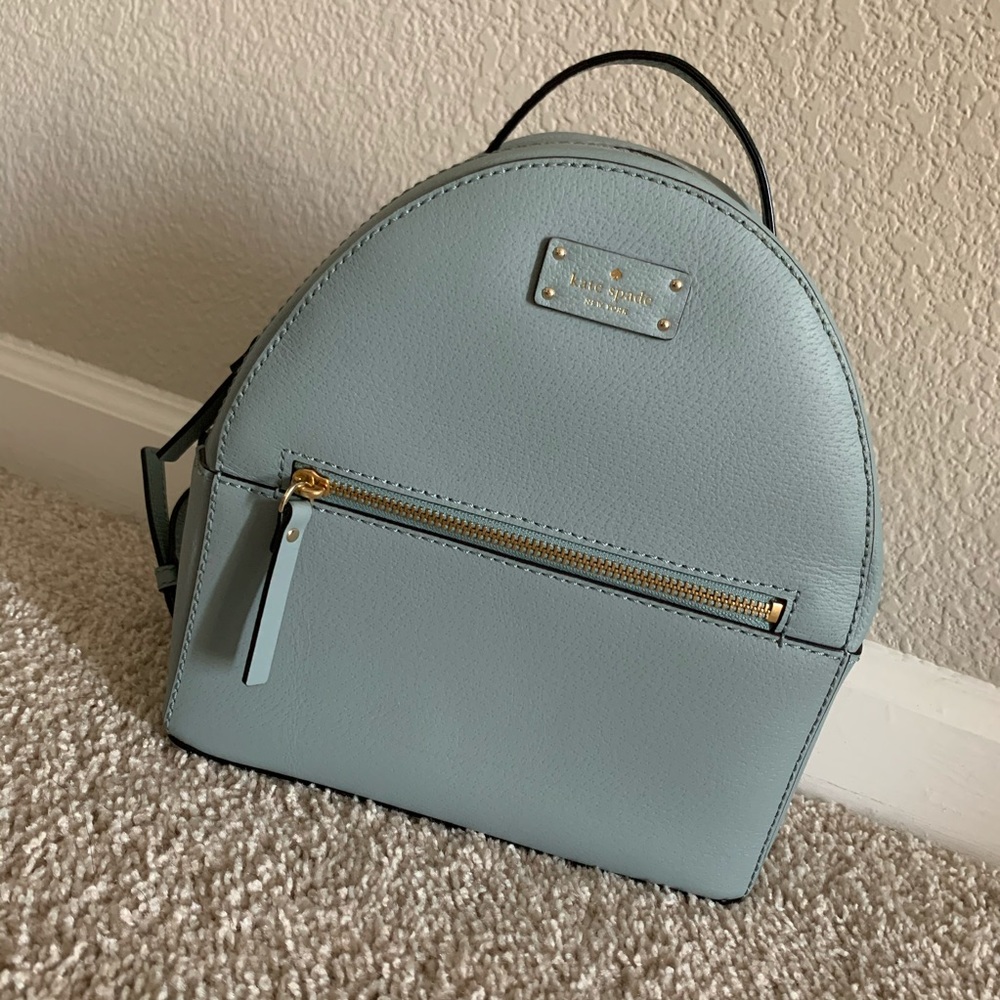 Mini Light Blue Kate Spade Backpack - Gem
